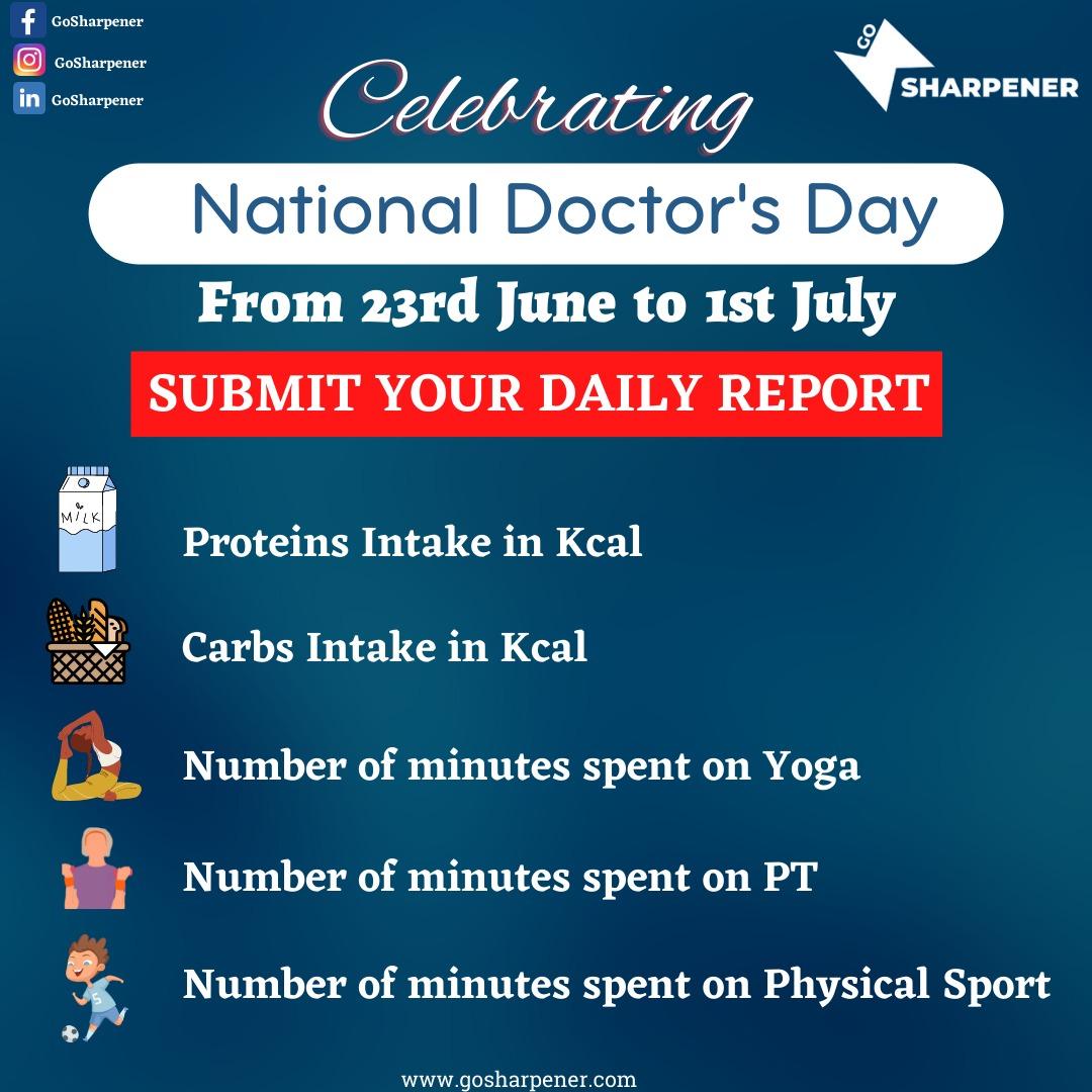 Go Sharpener - GoSharpener is celebrating Doctor's Day week...